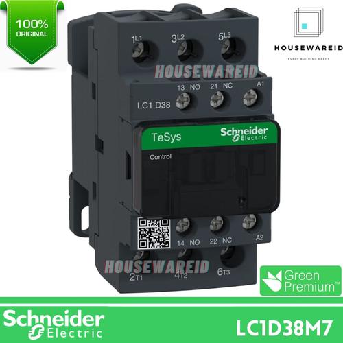 Promo Kontaktor 3p 38a Schneider LC1D38M7 220v / Contactor 3 Phase 38 ...