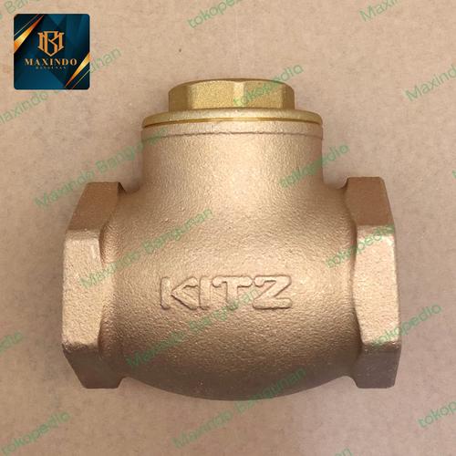Jual Check Valve KITZ 1" Inch Kuningan / Klep Tabok Kuningan Kitz Ori ...