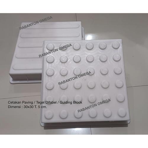 Jual Cetakan Tegel / Paving Difabel / Difable - Lurus / Strip - Kab ...