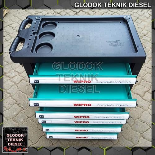 Jual Tool Box Trolly Kabinet 7 Drawer Toolbox 7 Susun Cabinet 7 Laci ...