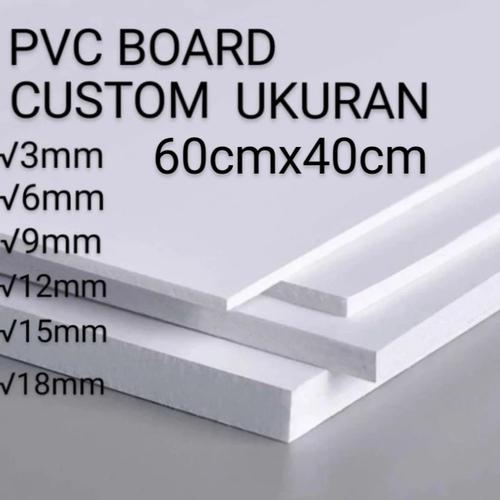 Promo PVC foam board 60x40/potongan PVC board 60x40/PVC 60x40 ...