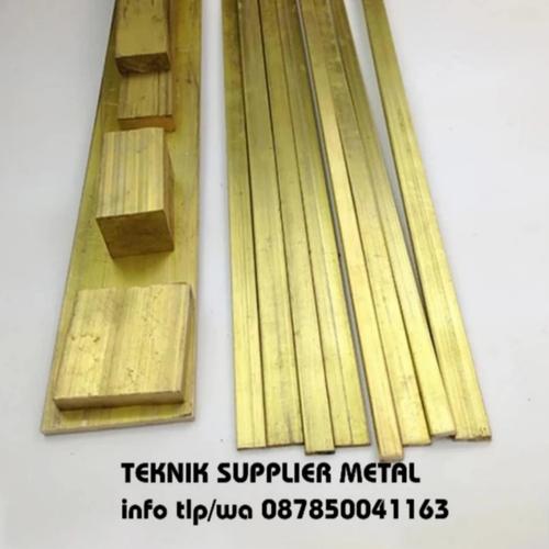 Jual Plat strip kuningan 19mm x 50mm x 500mm / Kuningan batangan ...