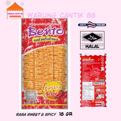 Jual Bento Juhi snack cumi squid Thailand 20 g ORI THAILAND Aneka Rasa - Hot & Spicy - Kota ...