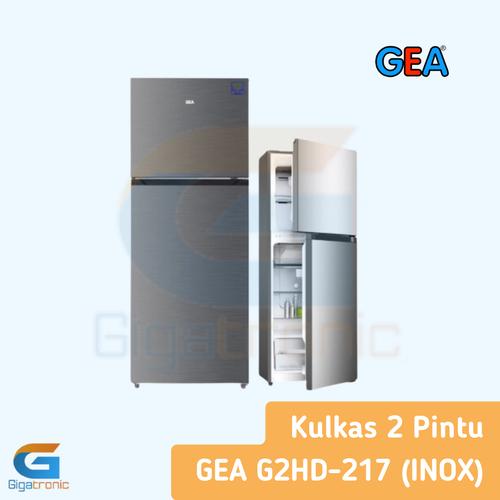 Jual Kulkas 2 Pintu Home Refrigerator No Frost GEA G2HD-217 / G2HD217 ...