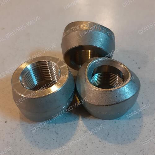 Jual Threadolet ss304 class 3000 npt 1"inch / threadolet stainless#3000 ...