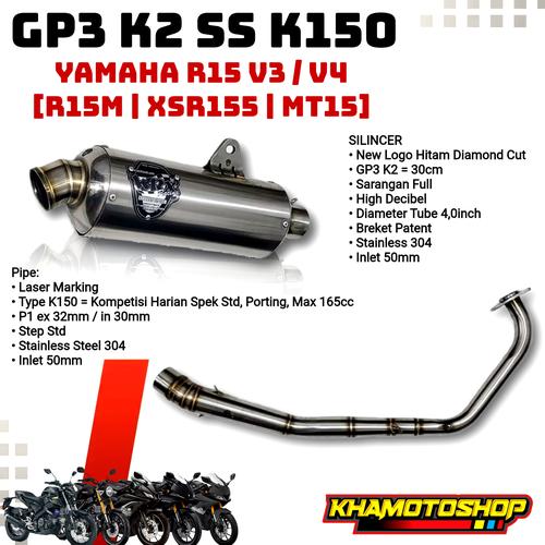 Jual WRX GP3 K2 SS K150 R15 V3 / R15 V4 / R15M / MT15 / XSR155 - XSR155 ...