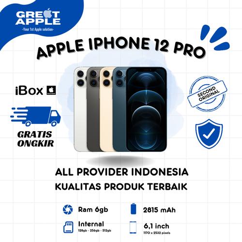 Jual Iphone 12 Pro 128gb 256gb 512Gb Resmi Ibox-Inter Fullset second ...