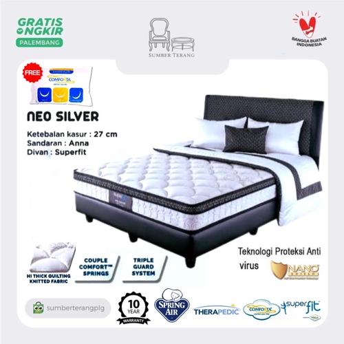 Jual Springbed Comforta Super Fit Matras Comforta Superfit Neo Silver ...