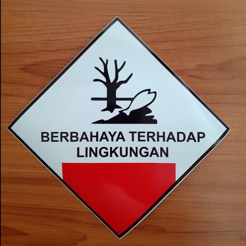 Jual Stiker Vinyl Rambu Limbah B3 / Rambu-rambu Limbah B3 / Sign Limbah ...