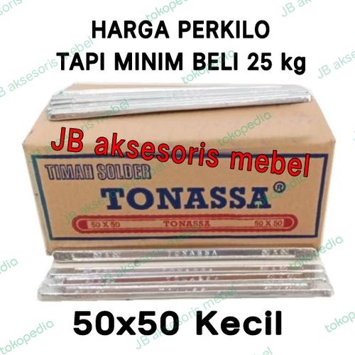 Jual TIMAH SOLDER PATRI BATANGAN BATANG KECIL PUTIH 50x50 Merk TONASSA ...