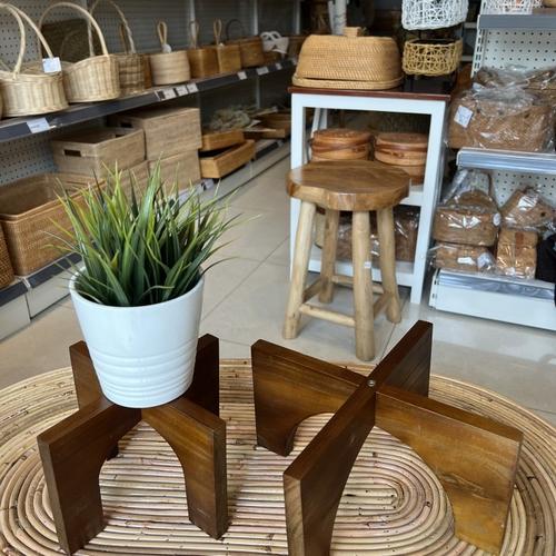 Jual Standing Pot Kayu / Tatakan Pot Kayu / Standing Pot Tanaman Bunga ...
