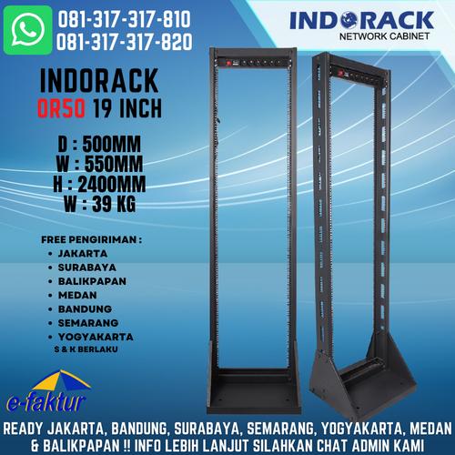 Jual INDORACK OPEN RACK 19 INCH 50U - OR50 RACK SERVER 50U - Kota ...