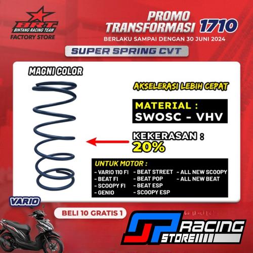 Jual Per CVT / CVT Spring BRT Vario 110 Fi/Beat Fi/Beat Esp/Genio ...