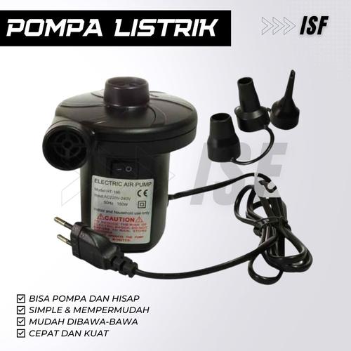 Promo Pompa Listrik Kasur Angin Kolam Electric Air Pump / Vacuum ...