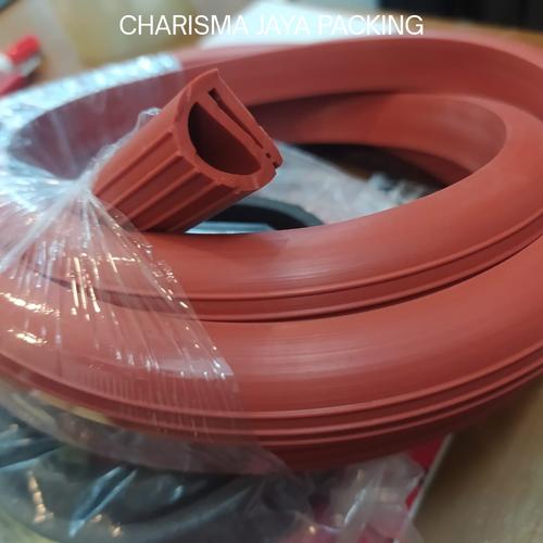 Jual silikon rubber merah / seal lis oven red. 16mm x 1mtr - Jakarta ...