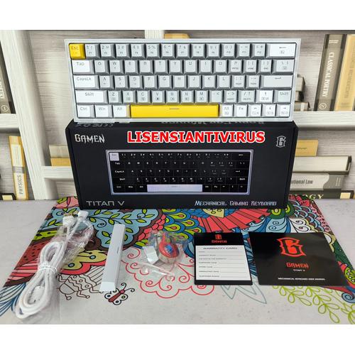 Jual Keyboard Mechanical Gamen Titan V Titan 5 60% RGB Mechanical ...