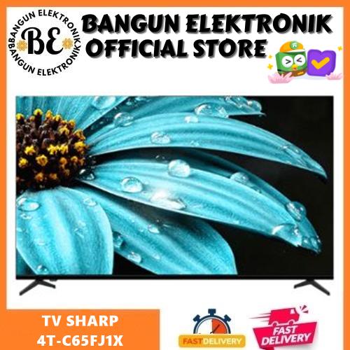 Promo SHARP 4T-C65FJ1X GOOGLE TV UHD 4K 65 INCH FRAMELESS DESIGN ...