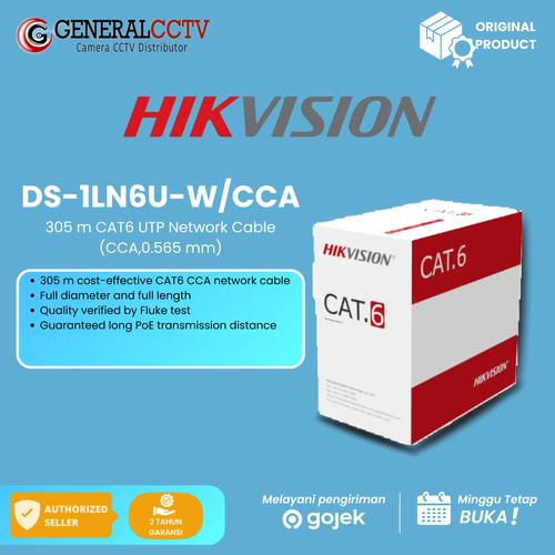 Jual Hikvision DS-1LN6U-W/CCA (WHITE) 305 m CAT6 UTP Network Cable - Jakarta Barat - general ...