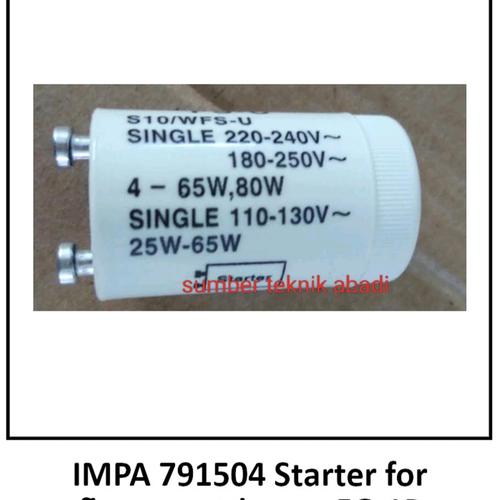 Jual Starter lampu FG-1P for fluorescent impa 791504 - Jakarta Barat ...