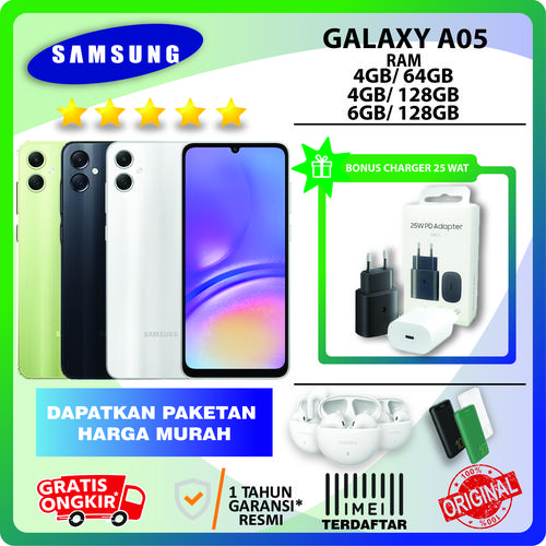 Jual Samsung Galaxy A05 6/128 GB - 4/64 GB Garansi Resmi samsung ...