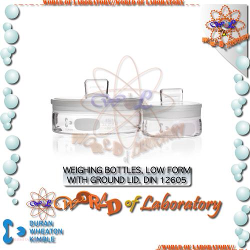 Jual DURAN Weighing Bottle, Low Form, with Ground Lid, Variable Volume ...