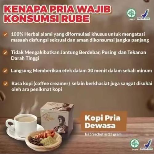 Jual Kopi Rube Kopi Rube Asli Isi 5 Sachet Rube Kopi Pria Dewasa Jakarta Barat Ade Toko