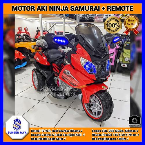 Jual Mainan Motor Aki Anak Ninja Bisa Remote Motor GP 12V ORIGINAL ...