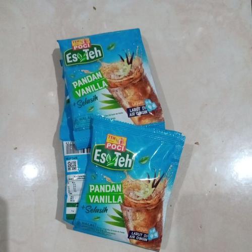 Jual (RENCENGAN) ES TEH POCI PANDAN VANILLA SELASIH 24 GR X 10PCS ESTEH ...