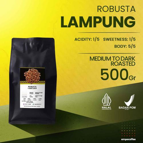 Promo Kopi Robusta Lampung Tanggamus Sumatra Coffee Espresso Coffe 500 ...