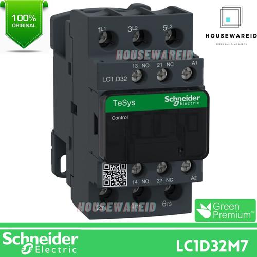 Promo Kontaktor 3p 32a Schneider LC1D32M7 220v / Contactor 3 Phase 32 Ampere - Jakarta Pusat ...
