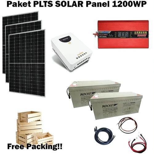 Jual Paket PLTS Solar Panel 1200 WP Off Grid UPS - Jakarta Pusat ...