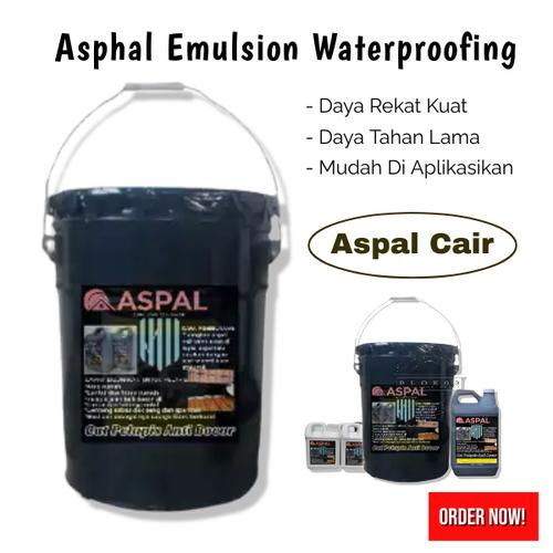 Jual Aspal cair emulsion 20kg cairan penambal anti bocor jamur rayap ...