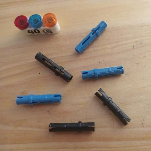 Jual Lego Technic Part 6558 Pin 3L with Friction Ridges - Blue - Kab ...