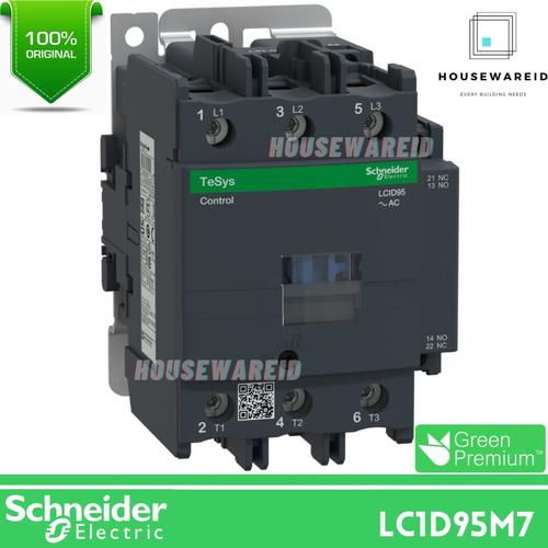 Promo Kontaktor 3p 95a Schneider LC1D95M7 220v / Contactor 3 Phase 95 ...