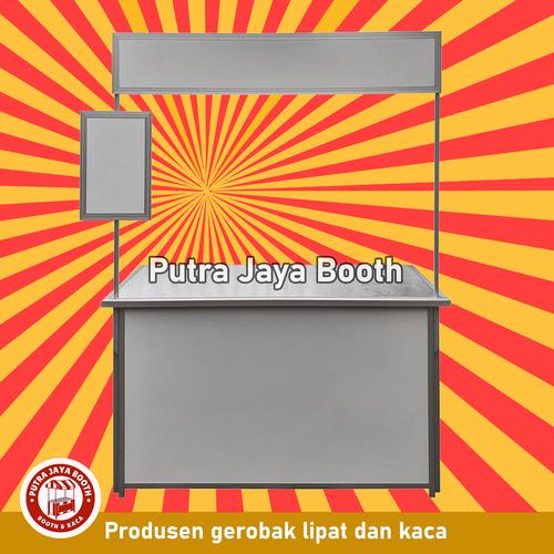 Jual Booth Portable MURAH ( FREE Menu ) ukuran JUMBO P. 120 L.60 T.80 ...