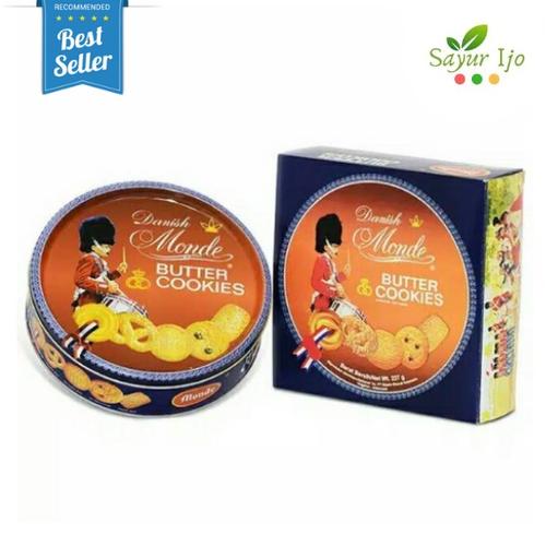 Jual MONDE Biscuits Danish Butter Cookies 454 Gram / Kaleng Biskuit ...