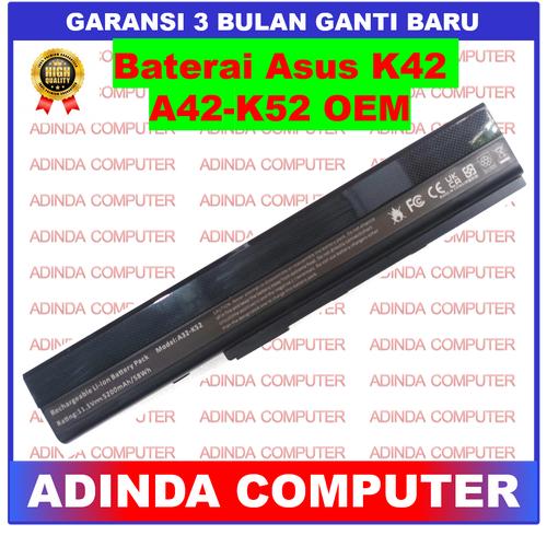 Jual Baterai Asus K42 A42F A42J A42JC A42JA A42 A42JR A42JB A42E A42JP ...