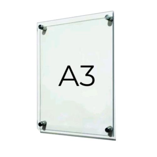 Jual Frame Poster/ photo Papan iklan - Acrylic 2mm - untuk Media/Kertas ...