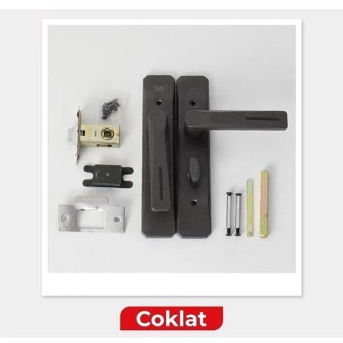 Jual Set Handle Pintu Kamar Mandi Toilet Besi Kuat Powder Coating ...