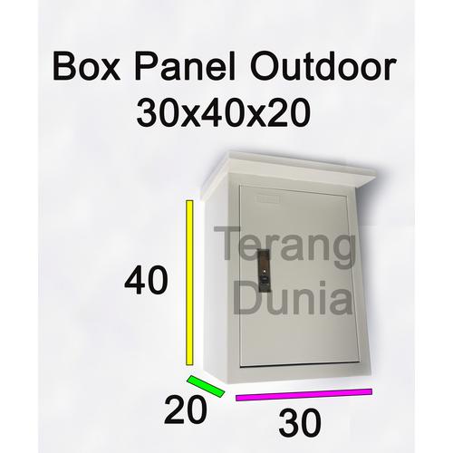 Jual Box Panel Outdoor 30x40x20 Box Panel Topi 30x40x20 Box Panel Luar ...