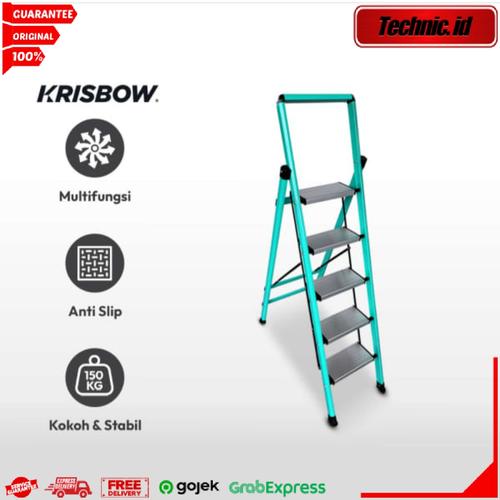 Promo Krisbow Tangga Lipat Dan Multifungsi 1,6 M Dengan Extent Pole 5 ...