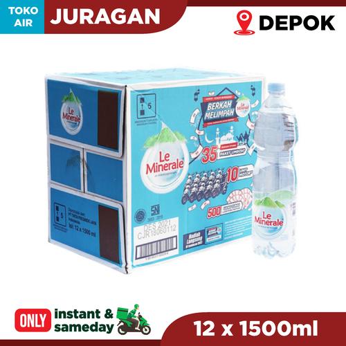 Jual Le Minerale Botol Besar 1 DUS ISI 12 x 1500ML / LeMinerale BOTOL ...