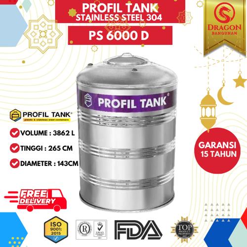Jual Toren / Tangki Air Stainless Profil Tank PS 6000 Datar Garansi 15 ...