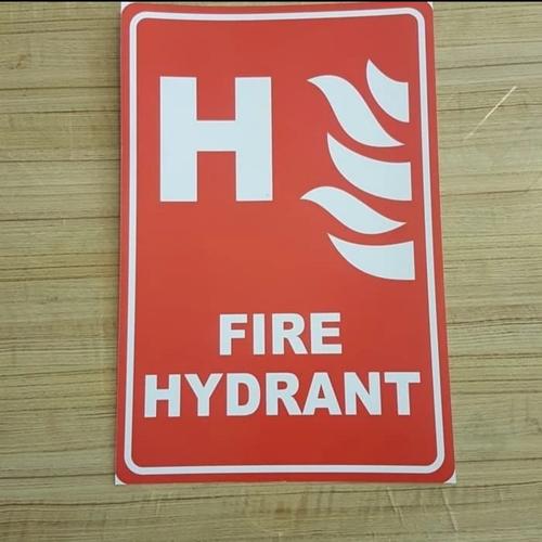 Jual SIGN STICKER K3 RAMBU SAFETY FIRE HYDRANT 20X30CM - Kota Medan ...