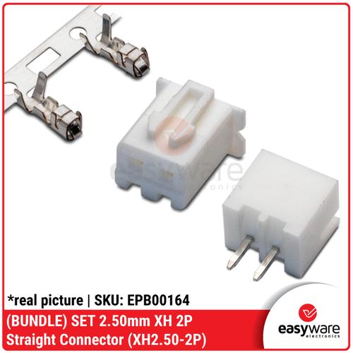 Jual (SET) JST XH Connector 2P Lurus Header 2 Pin Male Female XH 2.54mm ...