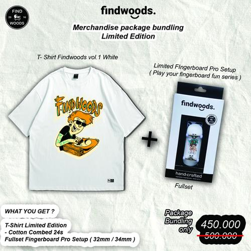 Jual Findwoods Fingerboard Package Bundling T - shirt + Fullset ...