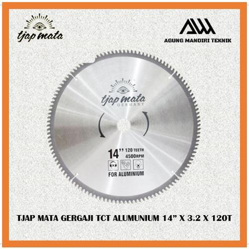 Jual TJAP MATA Mata Potong Alumunium 14 x 120T TCT Miter Kayu Circular ...