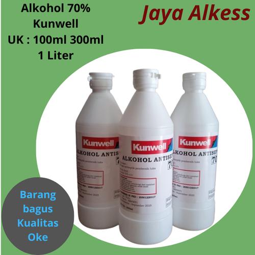 Jual Alcohol 70% 100 300 Ml 1 Liter Alkohol Rivanol 100ml 300ml ...