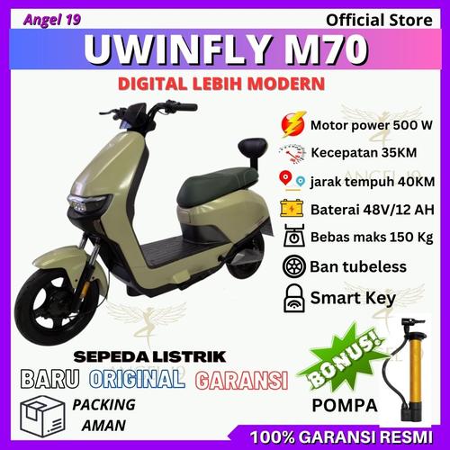 Promo SEPEDA LISTRIK UWINFLY M70 500W SMART KEY STARTER SEPEDA LISTRIK ...