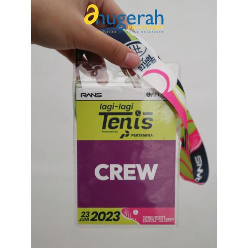 Jual Cetak CO Card / Id Card Panitia Crew / Nametag Event 1 Sisi Custom ...